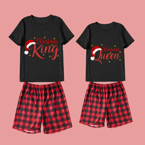 King Queen Christmas Couples Pajamas | My Couple Goal