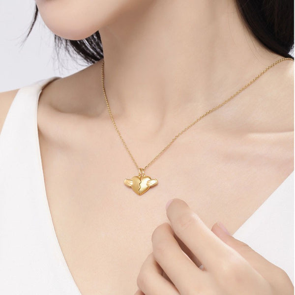 Magnetic Heart Matching Necklace | My Couple Goal