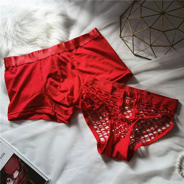 Matching Red Underwear Set My Couple Goal