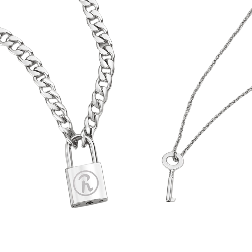 Matching key and lock necklaces | My Couple Goal