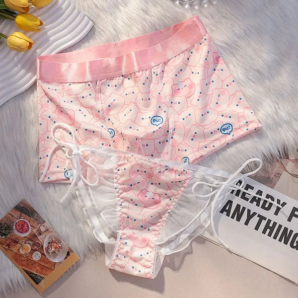 Pink Cute Couple Underwear My Couple Goal