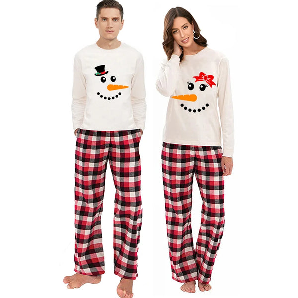 Snowman Christmas Pajamas for Couples | My Couple Goal