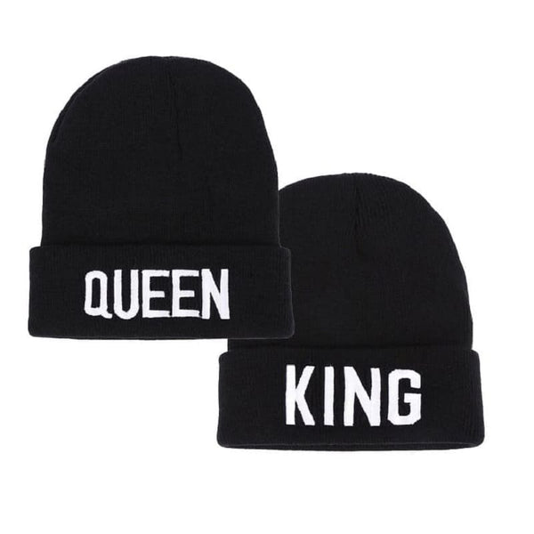 King and queen matching beanies | My Couple Goal