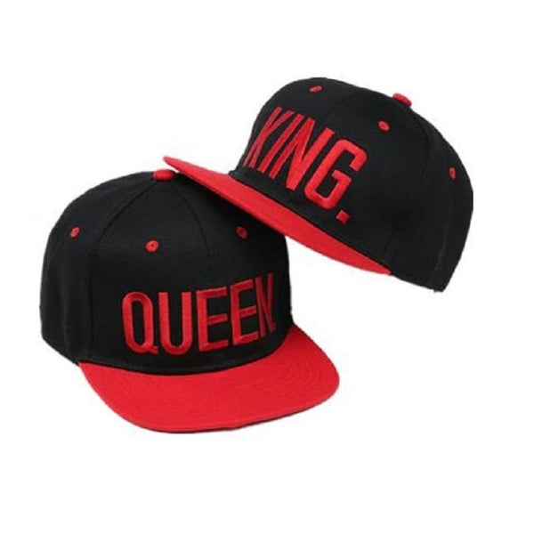 Red king and queen cap | My Couple Goal
