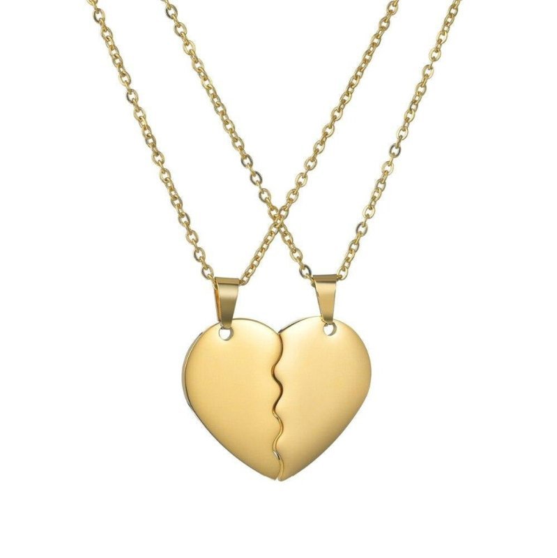 Matching Heart Chains | My Couple Goal