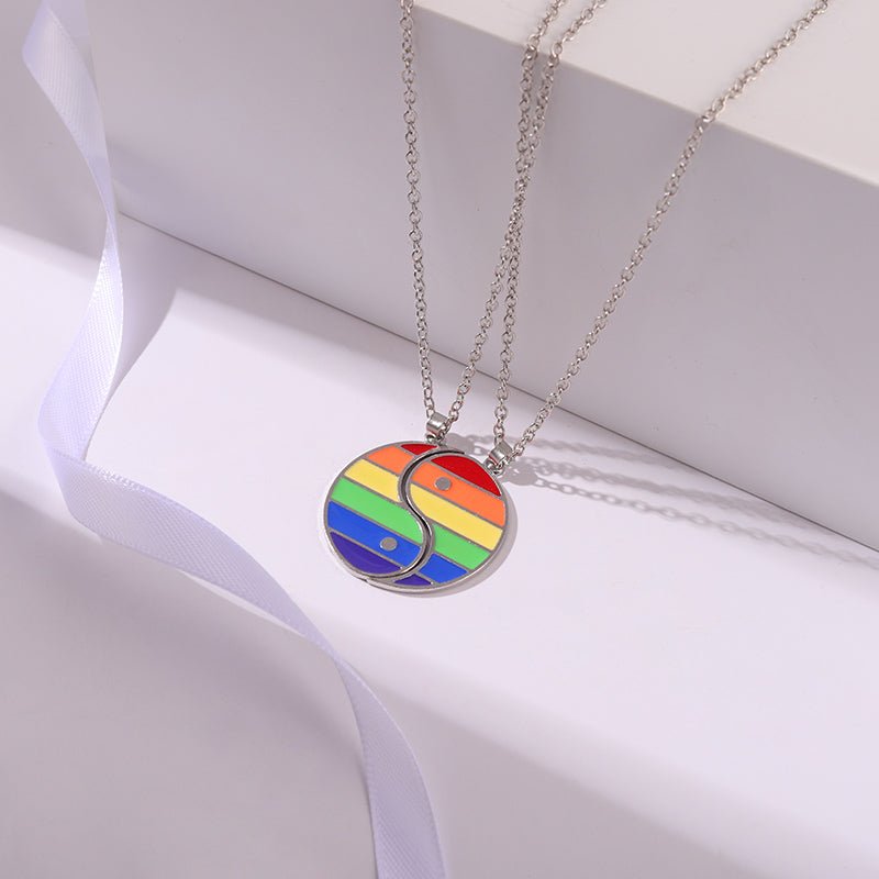 Lgbt Matching Couples Necklace My Couple Goal