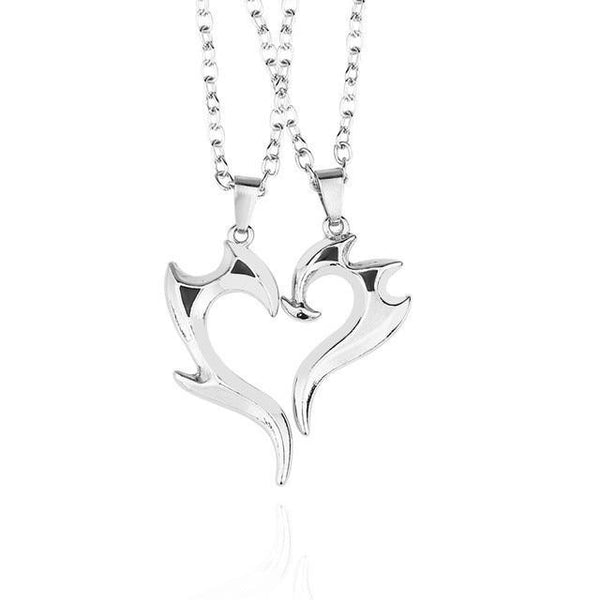 Heart Couple chains necklace | My Couple Goal
