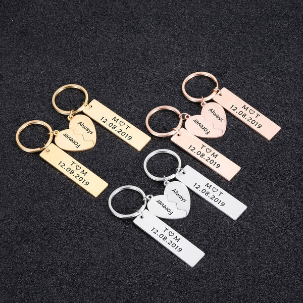 Customized Keychains for Couples | My Couple Goal