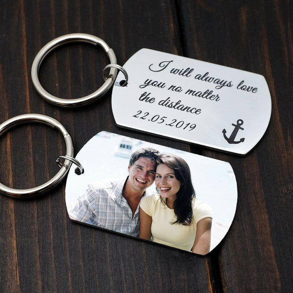 Custom Photo Keychain | My Couple Goal