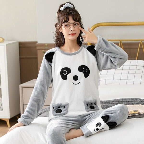 Panda Cute Matching Couple Pajamas | My Couple Goal
