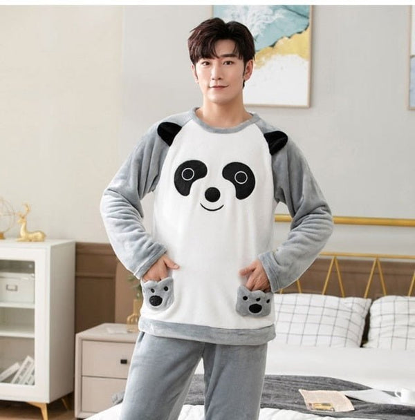 Panda Cute Matching Couple Pajamas | My Couple Goal